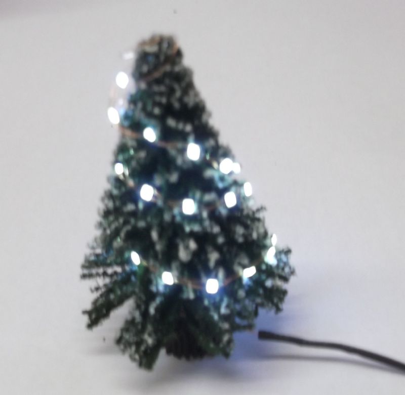 Christmas Tree with White LED Lights